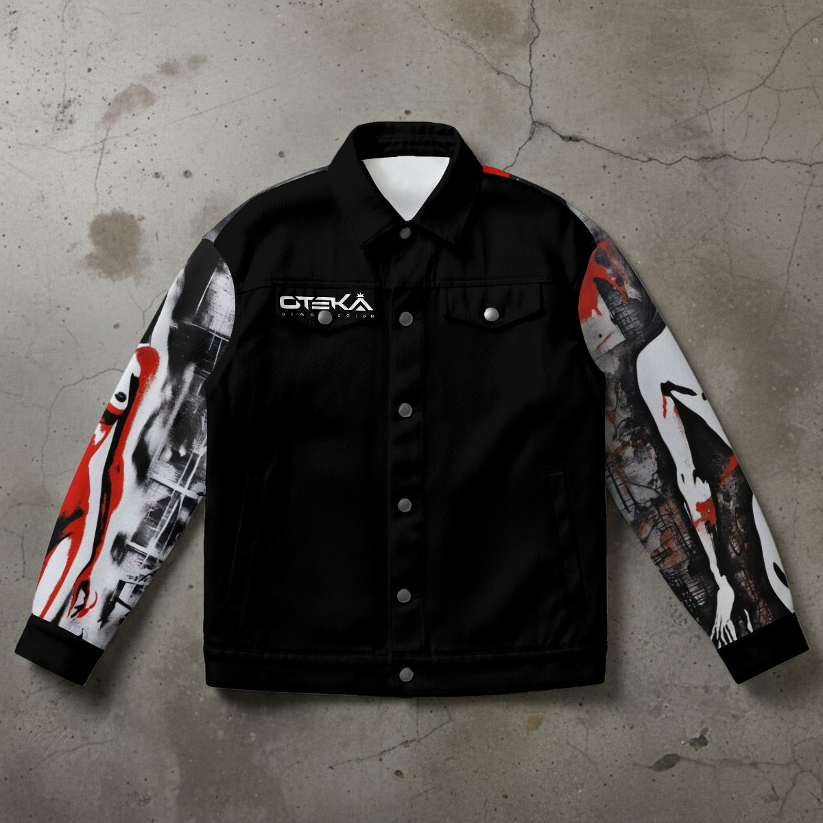 OTEKA Graffiti Girl Collared Jacket – Pulseblack
