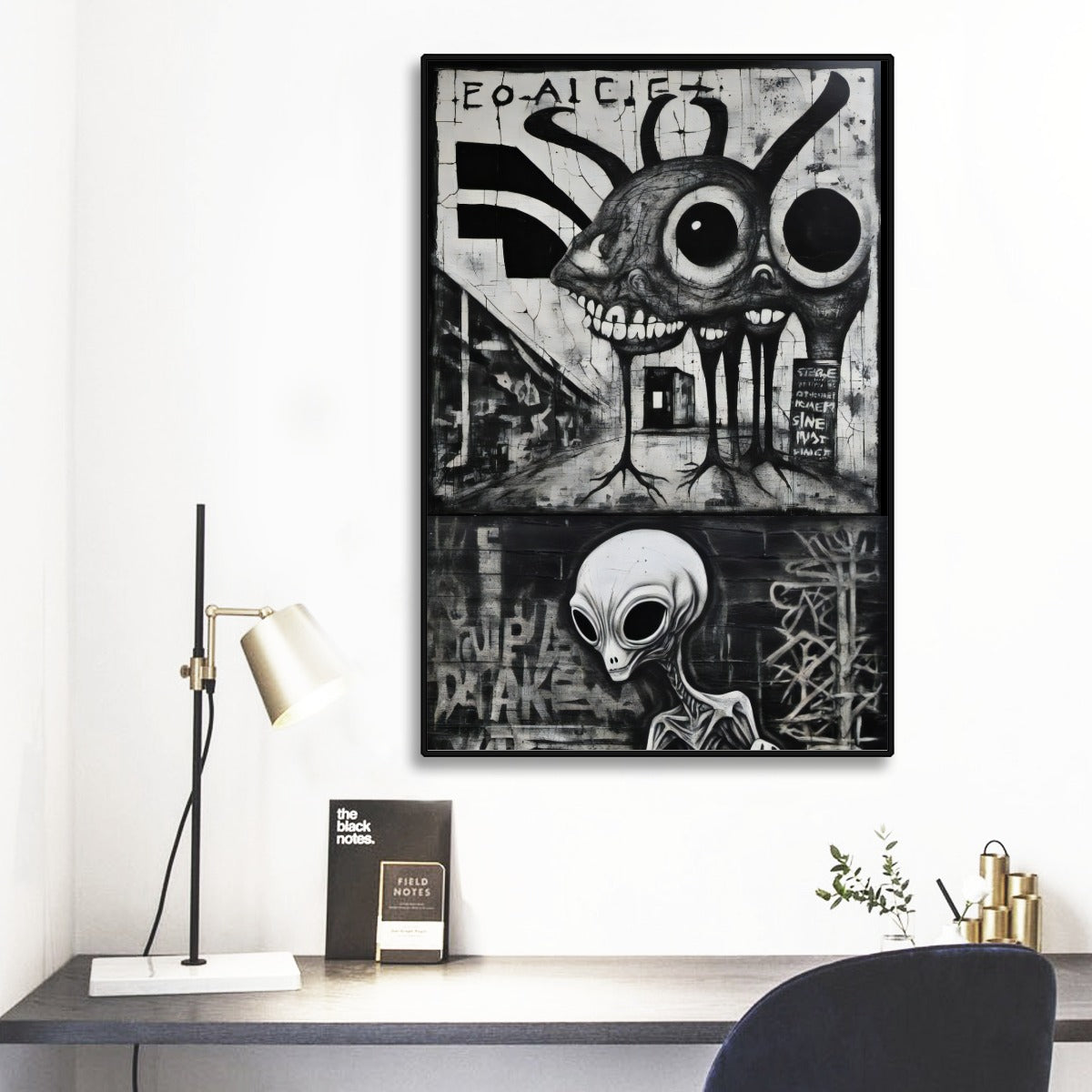 Alien Mural 1 Print – Pulseblack